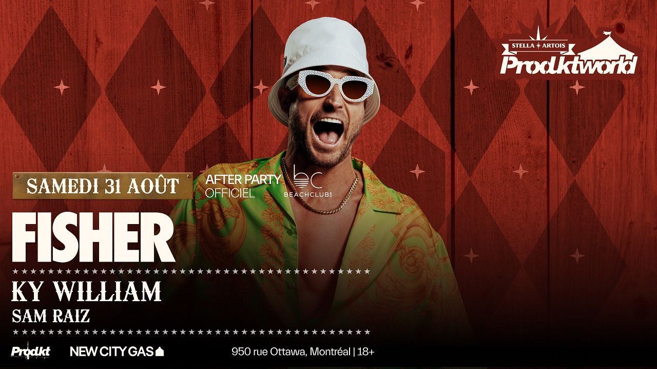 FISHER, Ky William, Sam Raiz Tickets at New City Gas in Montreal by New ...