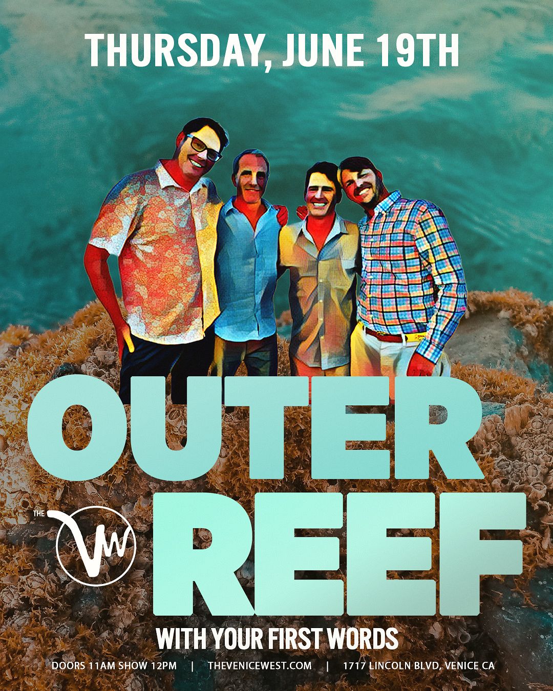 Outer Reef Tickets at The Venice West () in Los Angeles by Venice Music ...