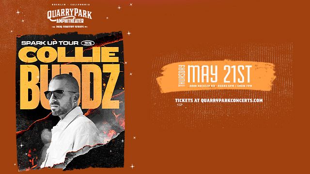 Collie Buddz - Spark Up Tour Tickets at Quarry Park Amphitheater in ...
