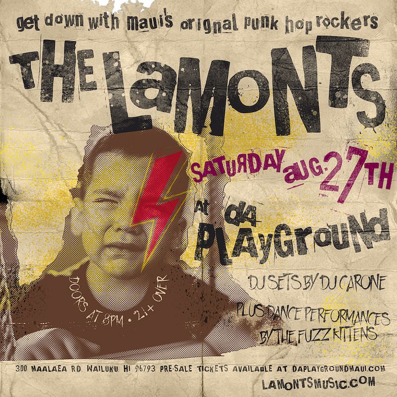 THE LAMONTS Tickets at da Playground Maui in Wailuku by Da Playground ...