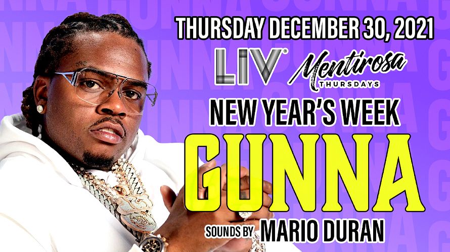 Gunna Tickets at LIV in Miami Beach by LIV | Tixr