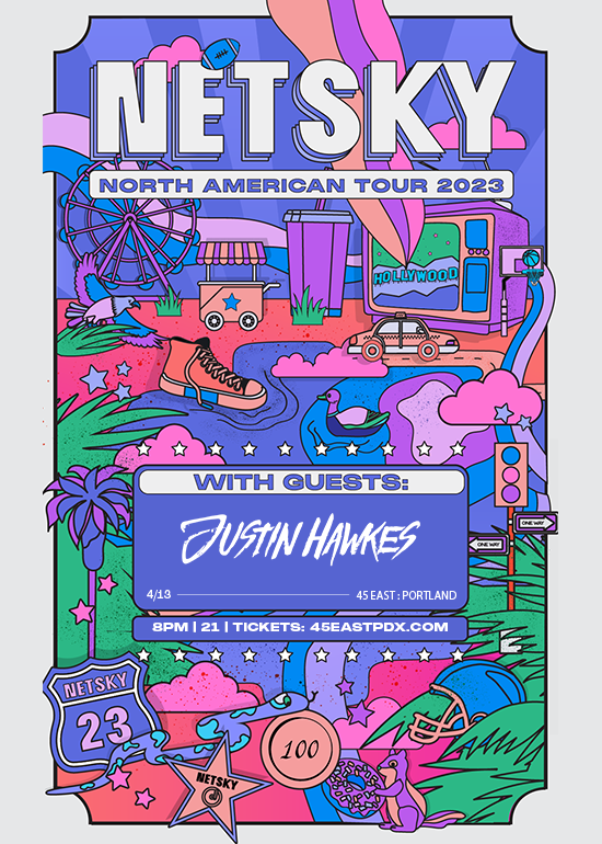 NETSKY + JUSTIN HAWKES Tickets at 45 East in Portland by 45 East | Tixr