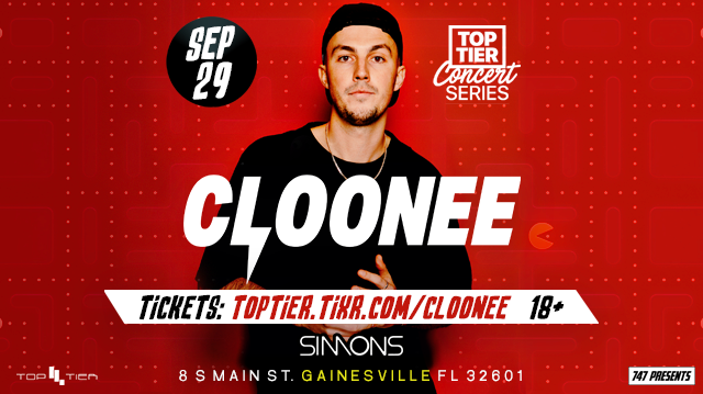Top Tier Concert Series Presents: Cloonee @ Simons Tickets at Simon's ...