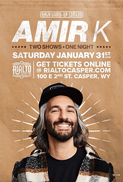 Amir K - Stand Up Comedy (Early Show) Tickets at The Rialto Casper in ...