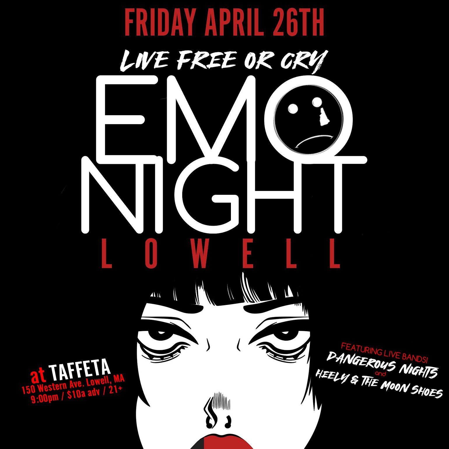 Emo Night Lowell Tickets at Taffeta Music Hall in Lowell by Taffeta Music Hall | Tixr
