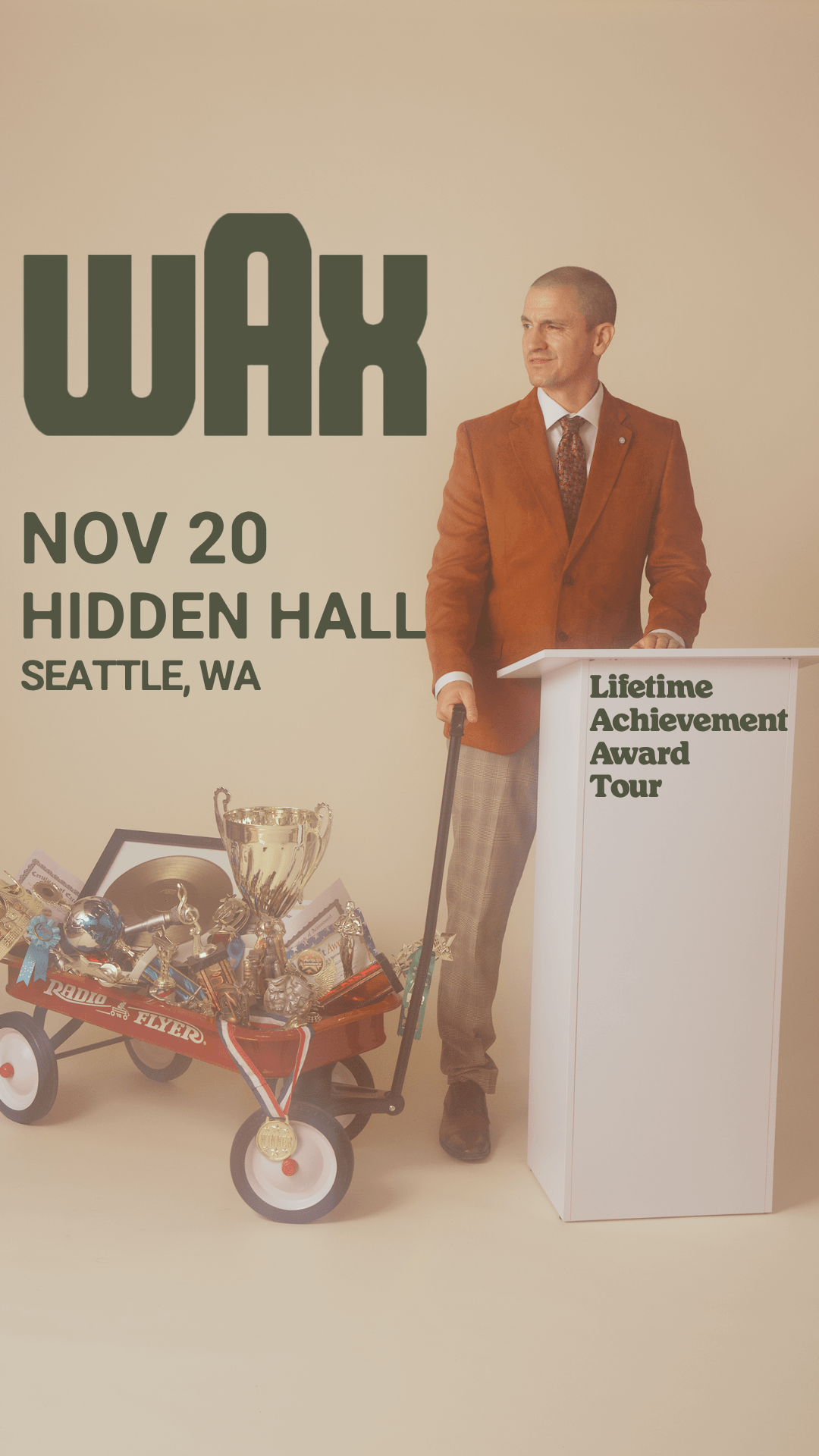 WAX at Hidden Hall Tickets at Hidden Hall in Seattle by Hidden Hall | Tixr