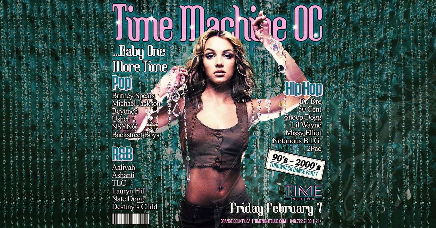 Time Machine: 90s-2000s Throwback Dance Party Tickets at TIME Nightclub ...