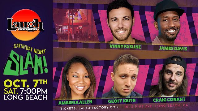 Saturday Night Slam Tickets at Laugh Factory Long Beach in Long Beach ...