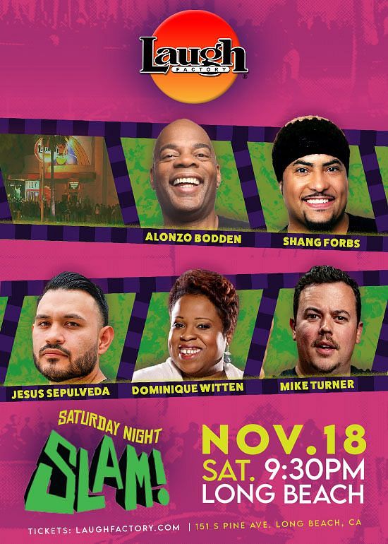 Saturday Night Slam Tickets at Laugh Factory Long Beach in Long Beach ...