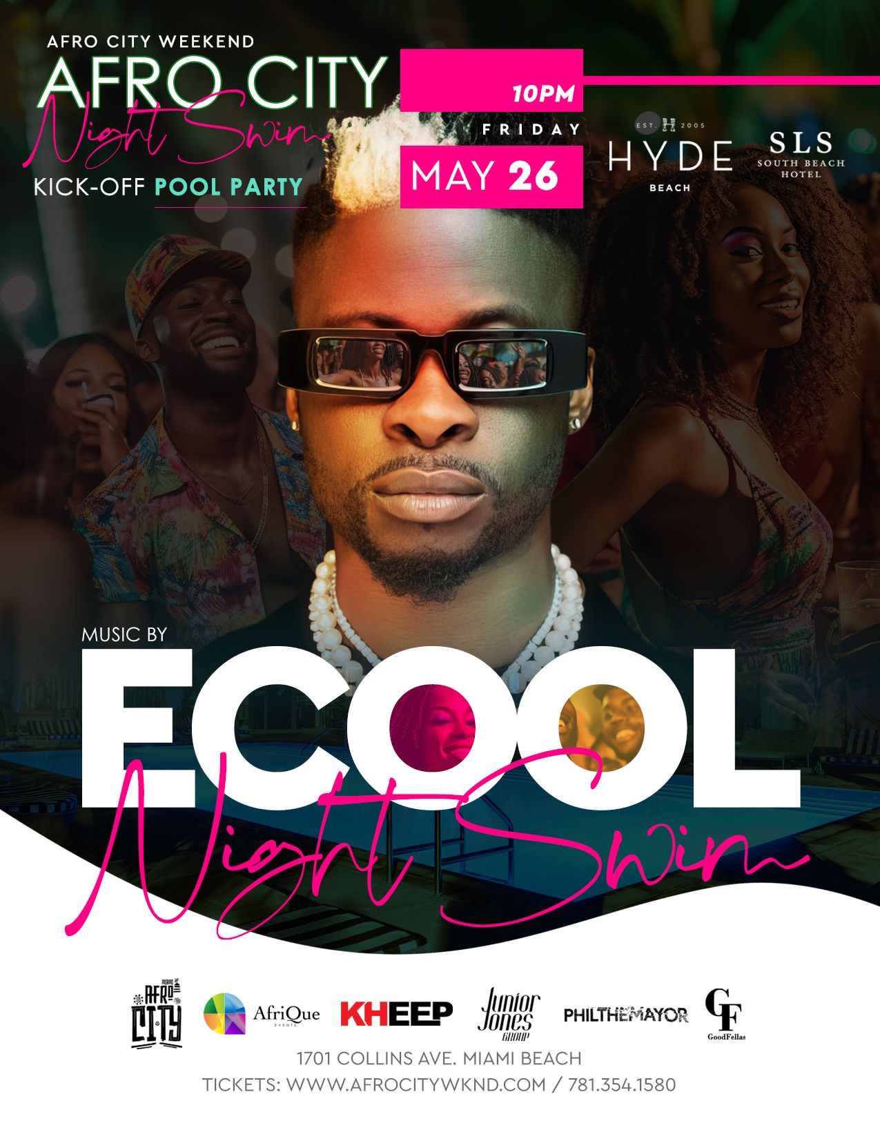 AFRO NIGHT SWIM | SUMMER KICK-OFF Tickets at Hyde Beach in Miami Beach ...