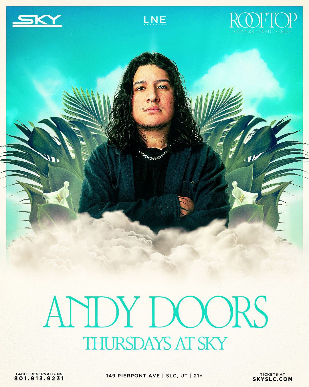 ANDY DOORS on SKY ROOFTOP Tickets at Sky SLC in Salt Lake City by SKY ...