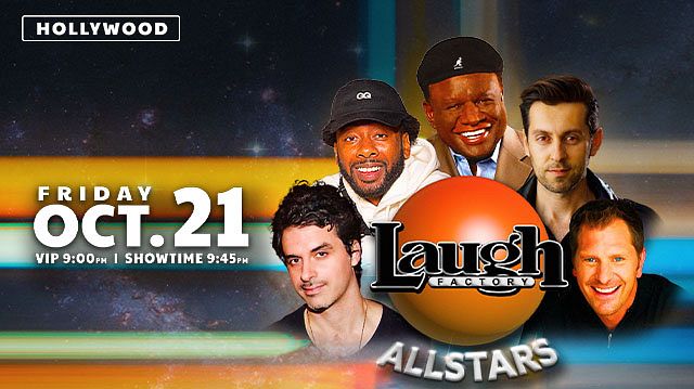 Laugh Factory All Stars!! Tickets at Laugh Factory Hollywood in Los ...