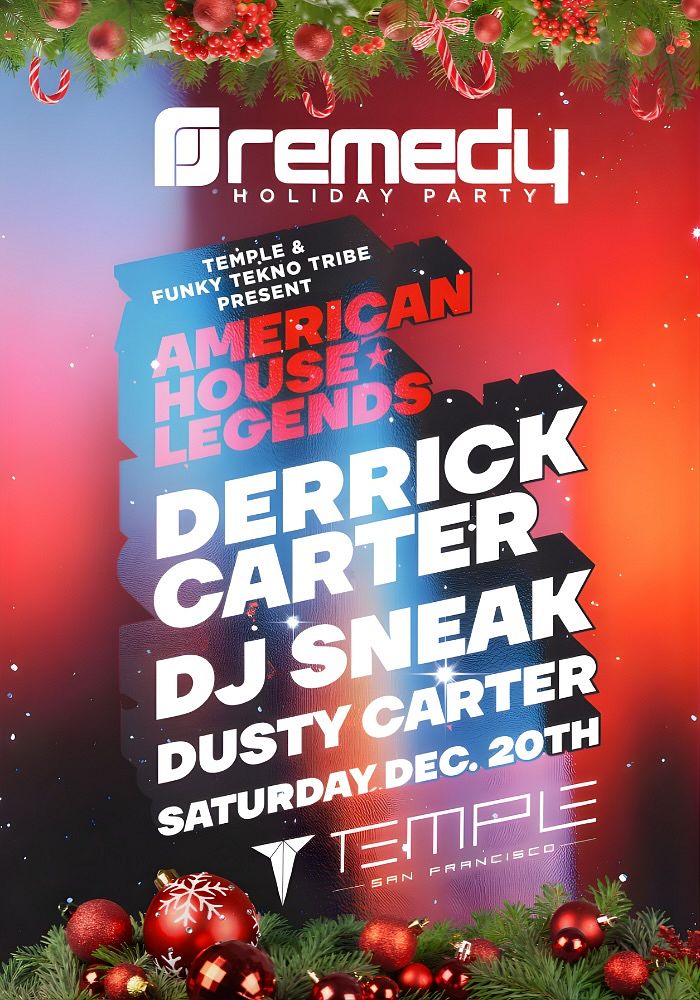 American House Legends w Derrick Carter + DJ Sneak Tickets at Temple ...