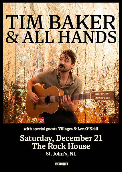 Tim Baker & All Hands (ST. JOHN'S) Tickets at The Rock House in St ...