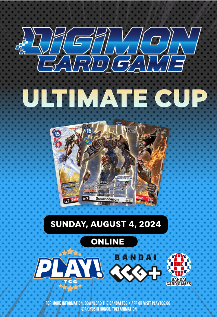 Digimon Online Ultimate Cup August 4th Play!TCG Tickets at Your Computer or Mobile Device by ...
