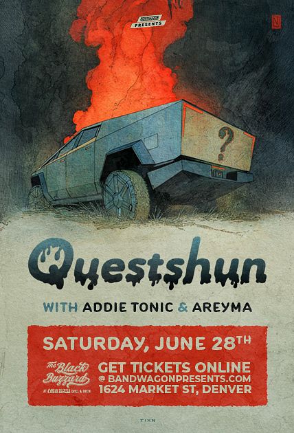 Questshun, Addie Tonic, Areyma Tickets at The Black Buzzard at Oskar ...