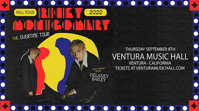 Ricky Montgomery: The Overtime Tour Tickets at Ventura Music Hall in ...