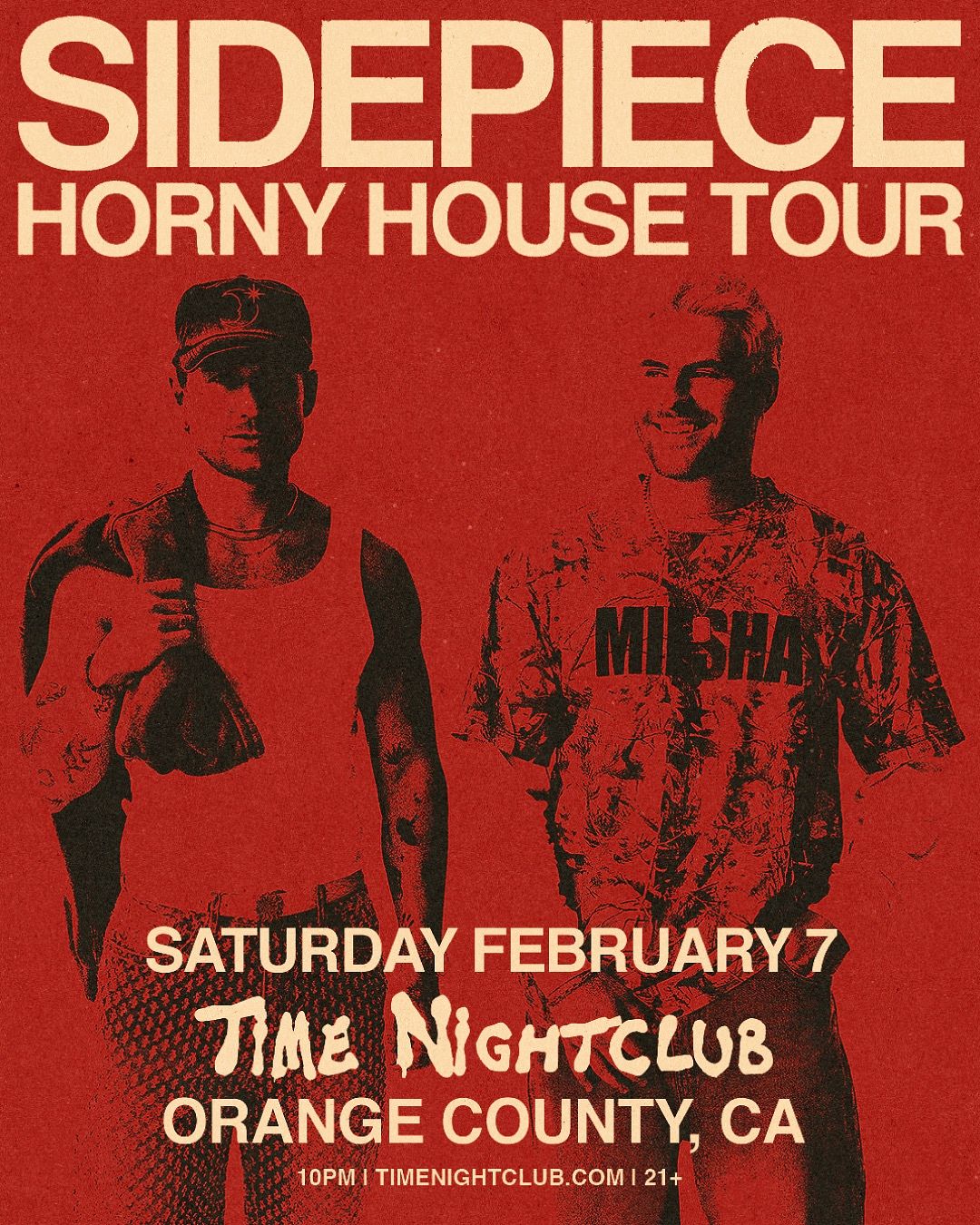 SIDEPIECE Tickets at TIME Nightclub in Costa Mesa by Time Nightclub | Tixr