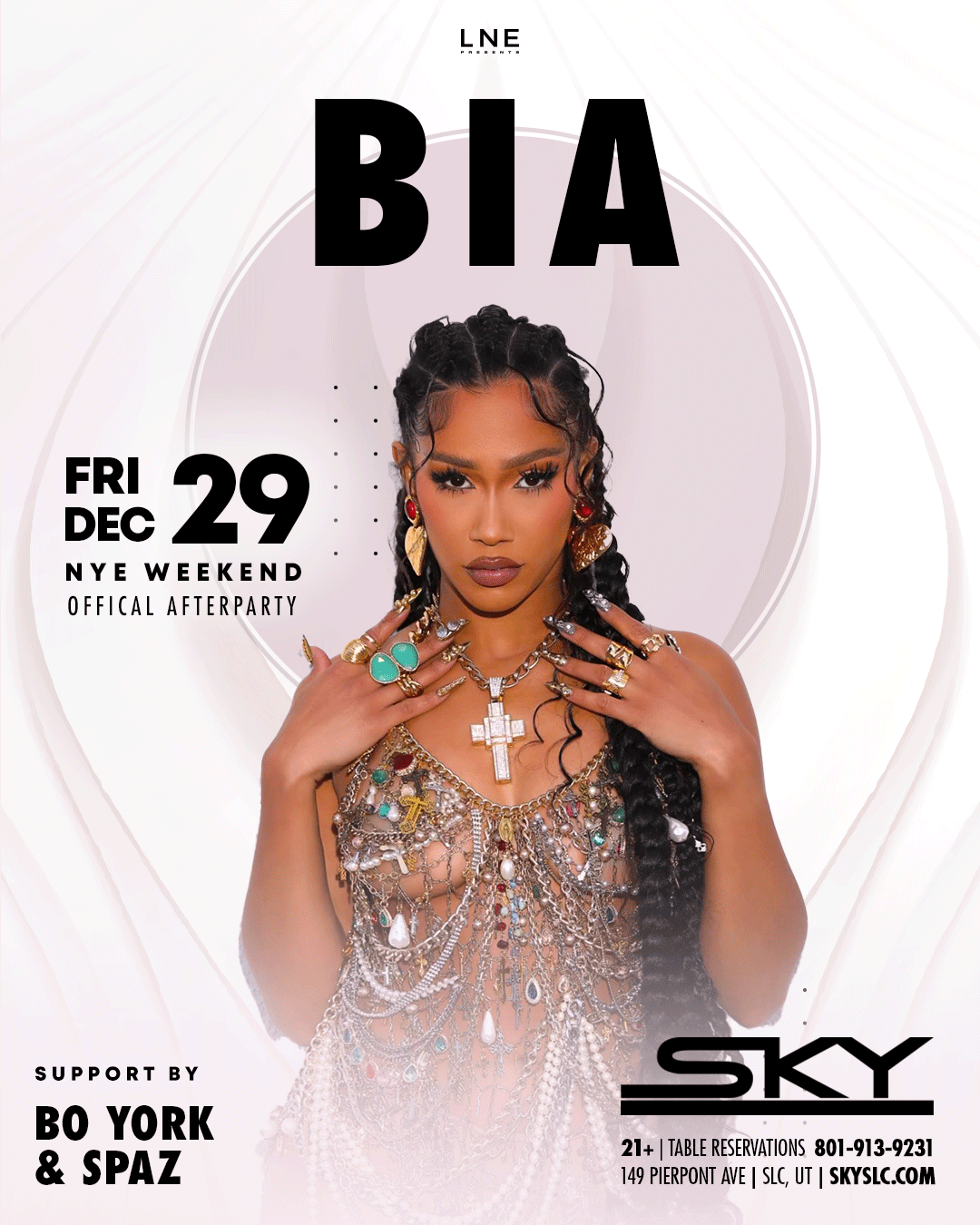 BIA at SKY - Official Afterparty Tickets at Sky SLC in Salt Lake City by SKY SLC | Tixr