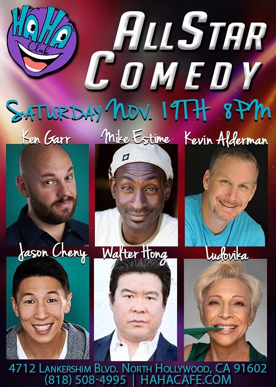 ALL STAR COMEDY Tickets at Ha Ha Comedy Club in Los Angeles by Haha ...