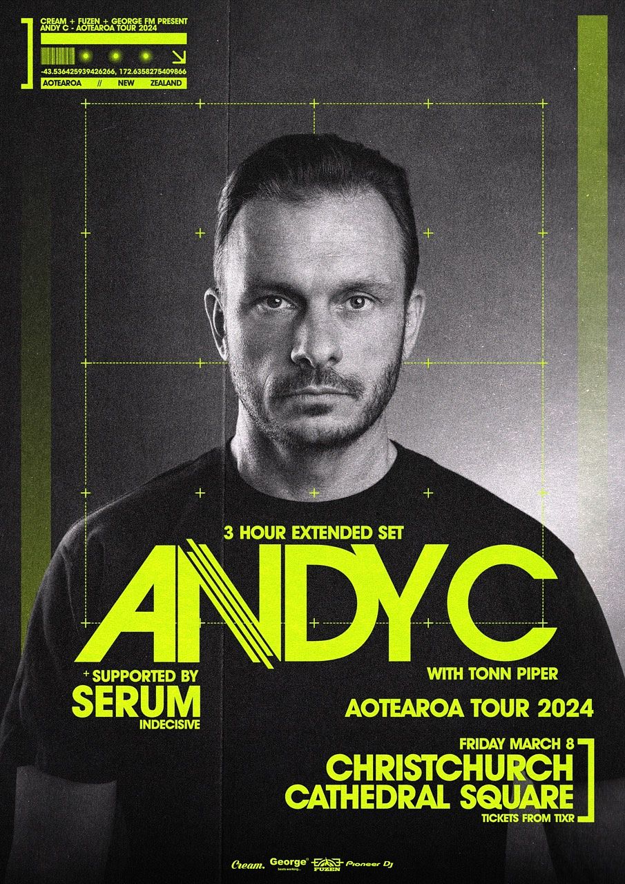 Andy C (3 Hour Set) | Christchurch Tickets at Christchurch Cathedral ...