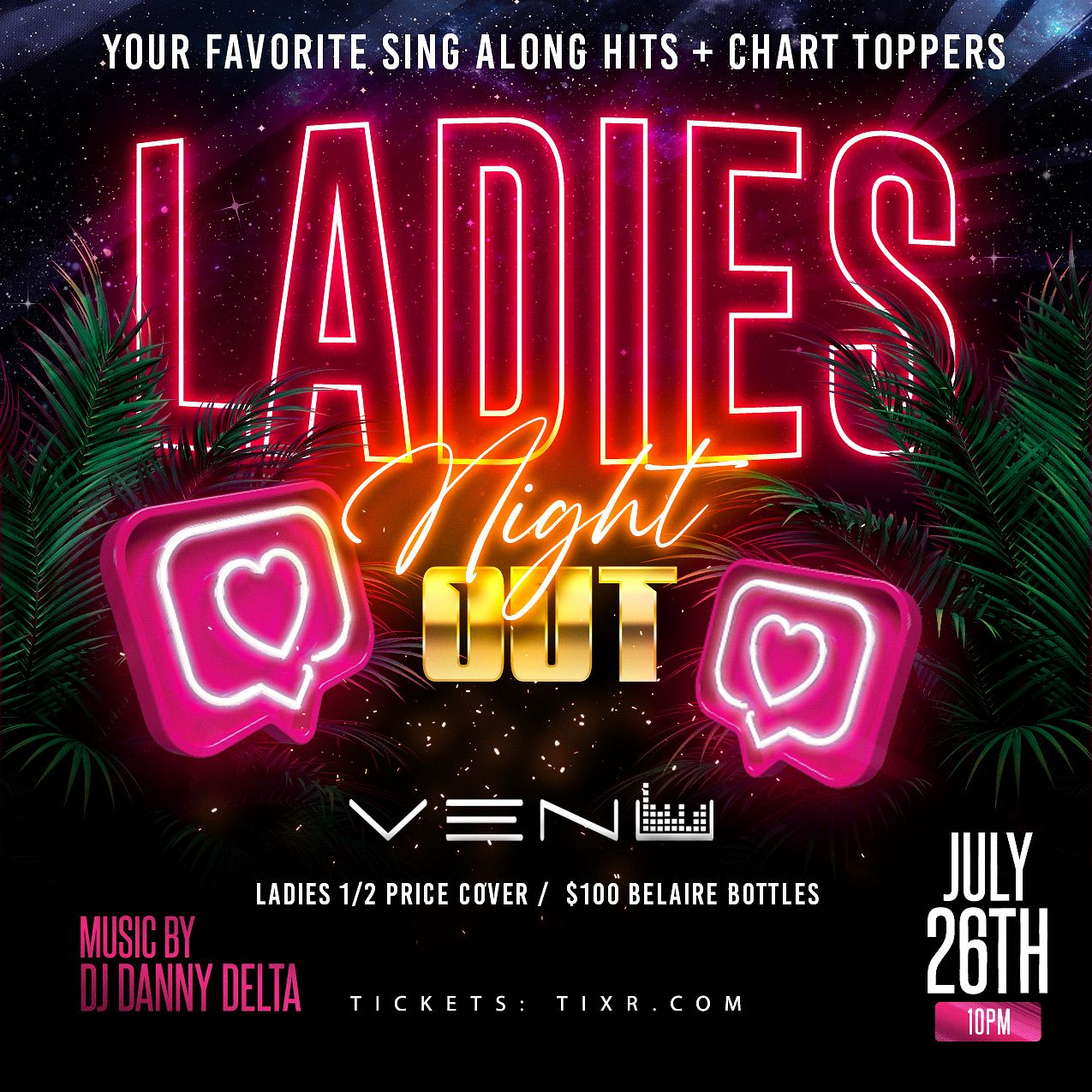 Ladies Night Out Tickets at VENU in Buffalo by VENU | Tixr