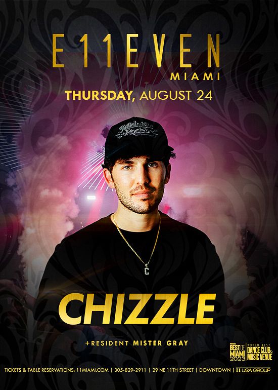 CHIZZLE Tickets at E11EVEN Miami in Miami by 11 Miami | Tixr