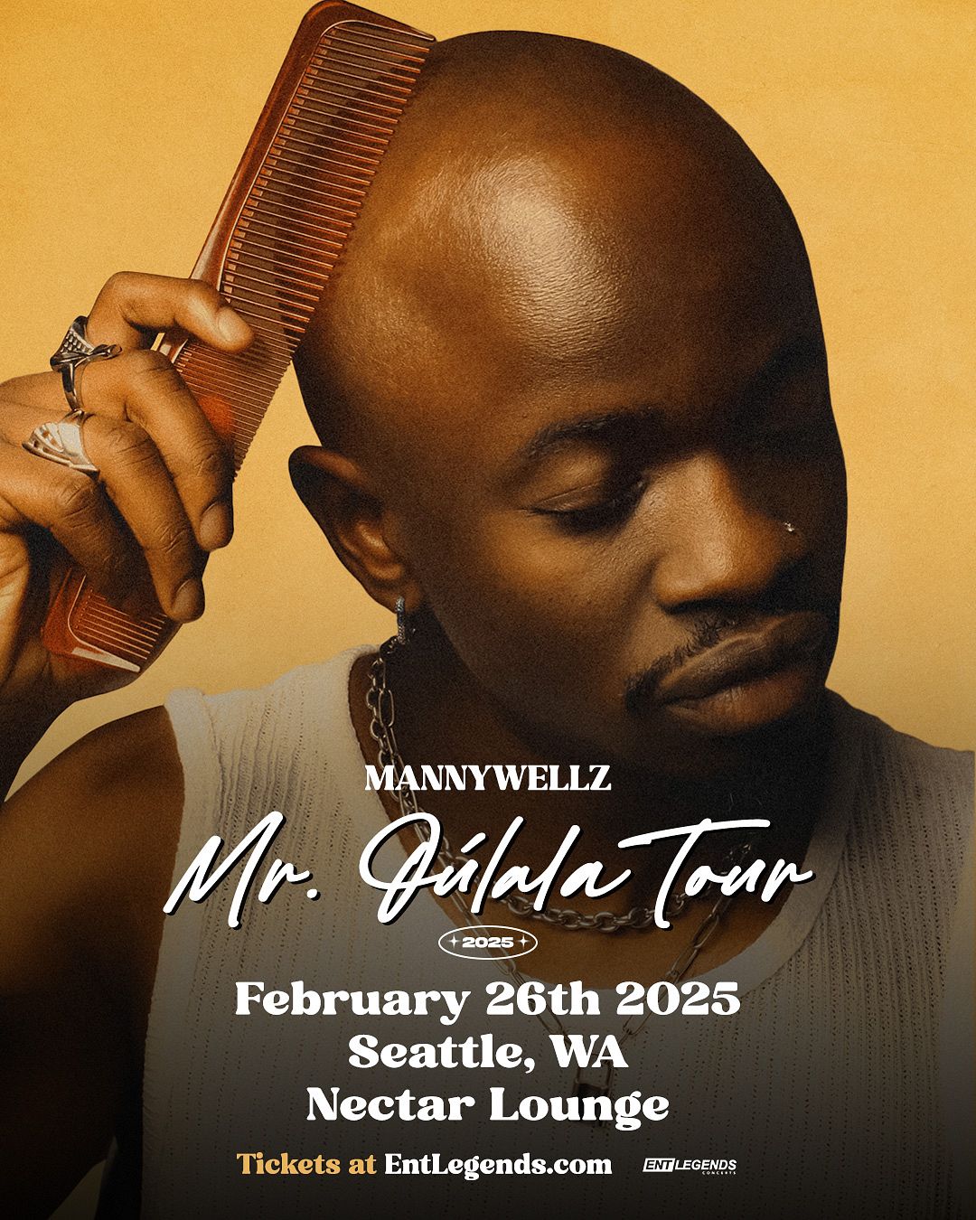 MANNYWELLZ - "Mr. Oúlala" Tour with Special Guests Tickets at Nectar ...