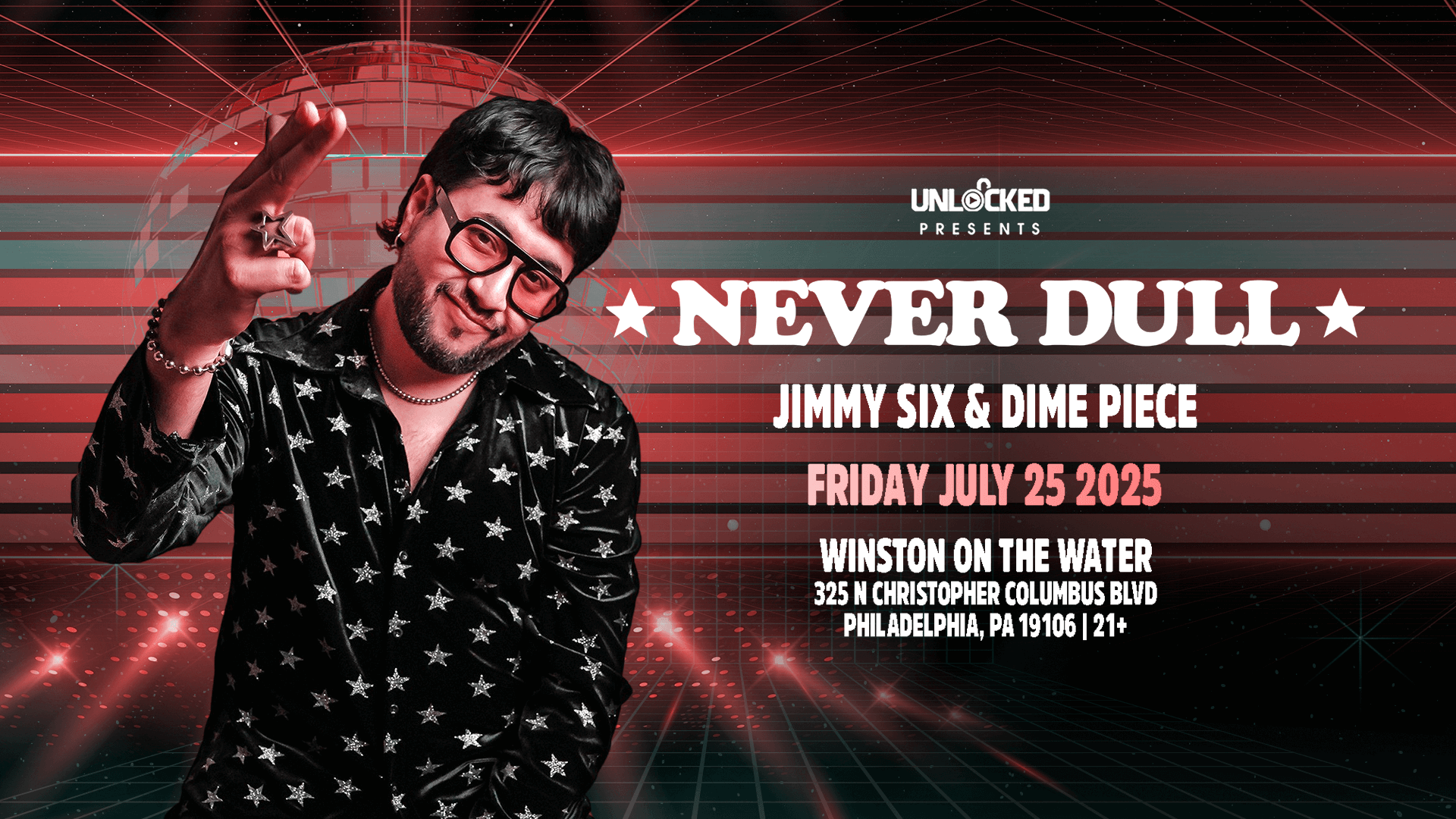 NEVER DULL Tickets at Winston On The Water in Philadelphia by Unlocked ...