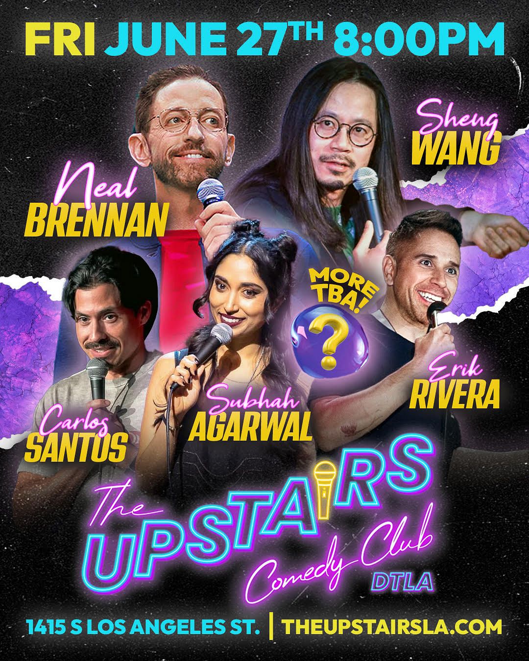 THE UPSTAIRS COMEDY SHOWCASE Tickets at The Upstairs in Los Angeles by ...