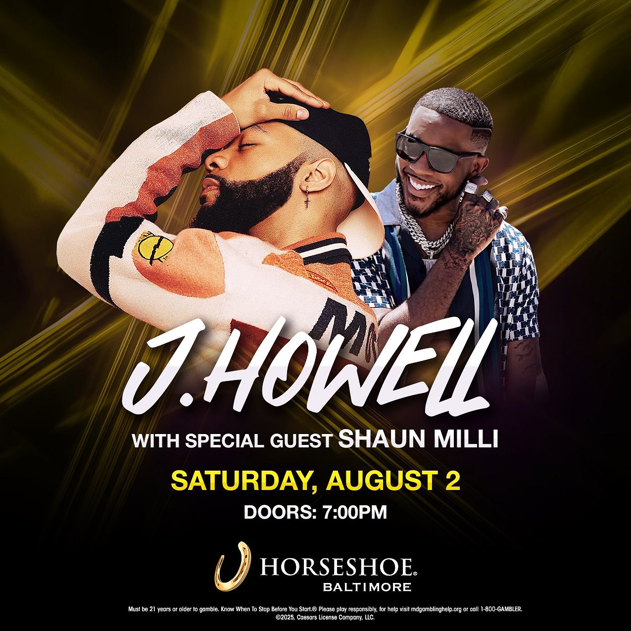 J. Howell at Horseshoe Casino Tickets at Harbor Room in Baltimore by ...