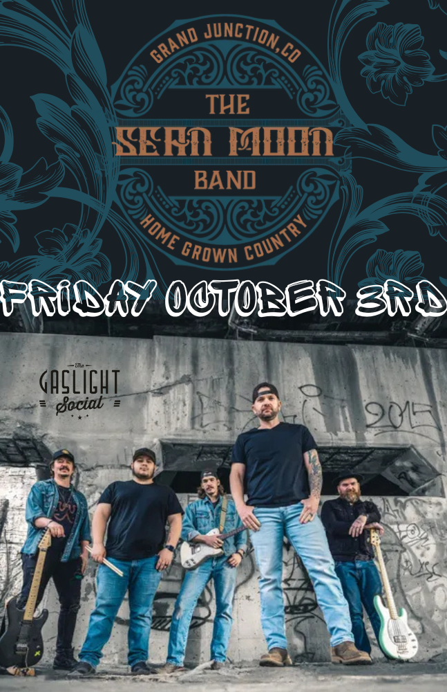 The Sean Moon Band Tickets at The Gaslight Social in Casper by Casper ...