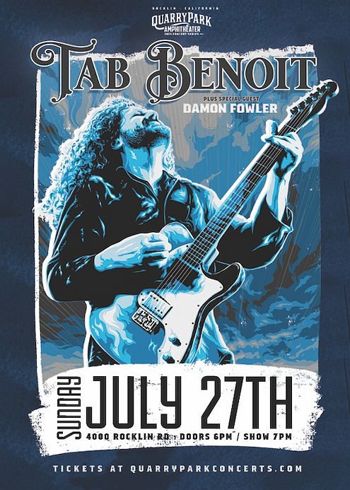 Tab Benoit: I Hear Thunder Tour Tickets at Quarry Park Amphitheater in ...