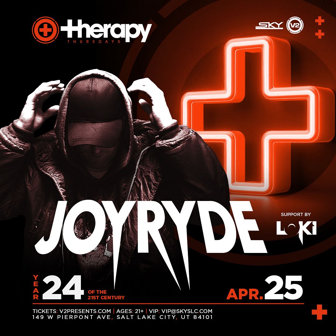 Therapy Thursdays ft. Joyryde Tickets at Sky SLC in Salt Lake City by ...