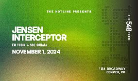 JENSEN INTERCEPTOR Tickets at Studio 1134 in Denver by Studio 1134 | Tixr