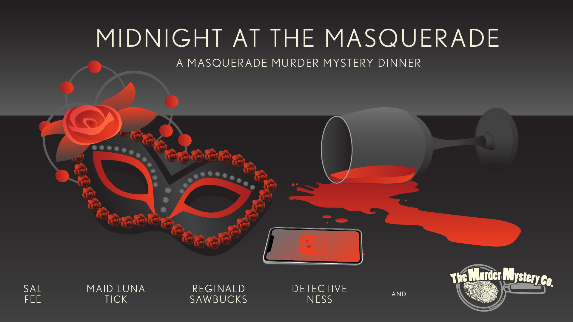 Murder Mystery Dinner | Midnight at the Masquerade: Halloween Special ...