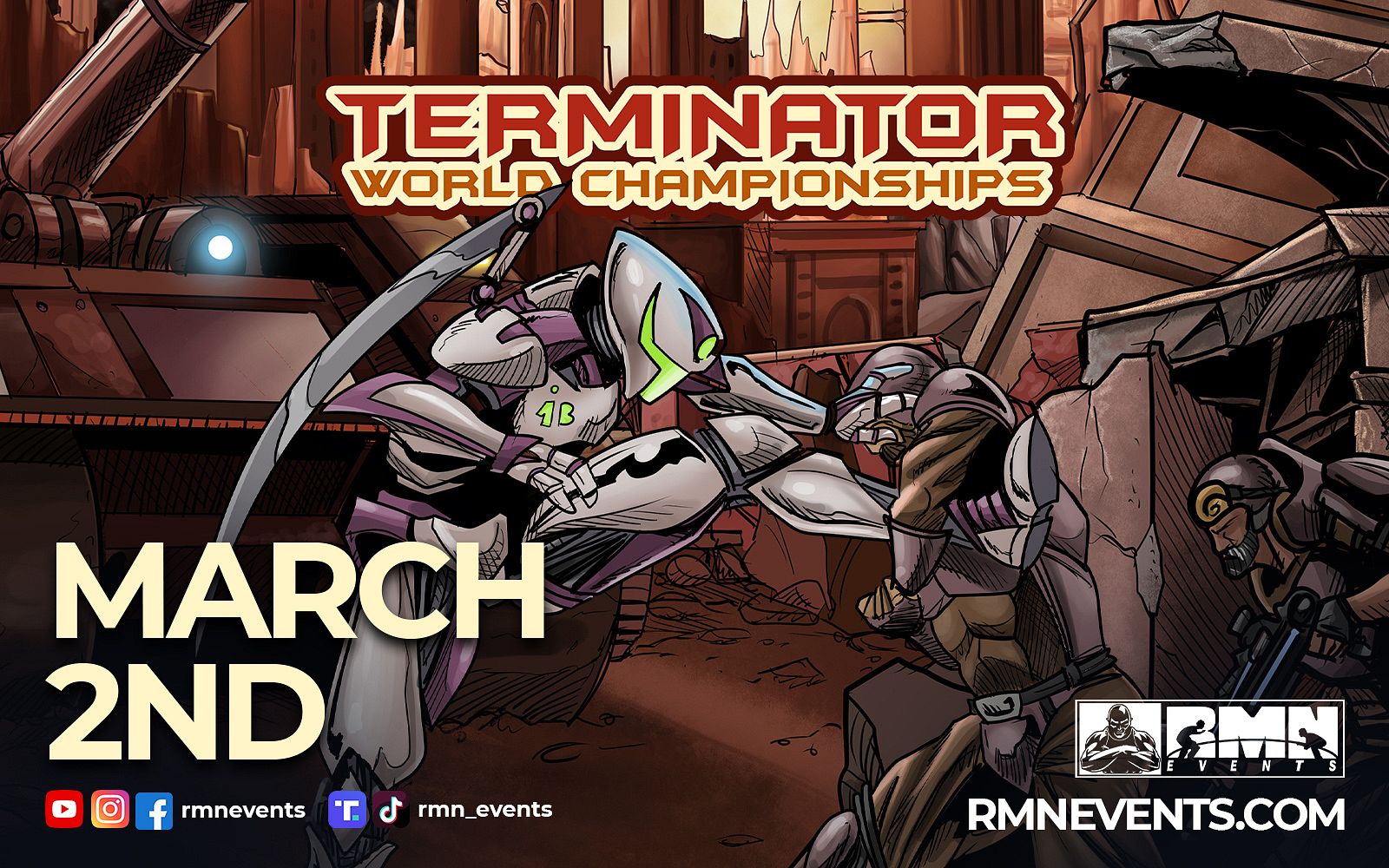 Terminator World Championships Tickets at Arizona Athletic Grounds in ...