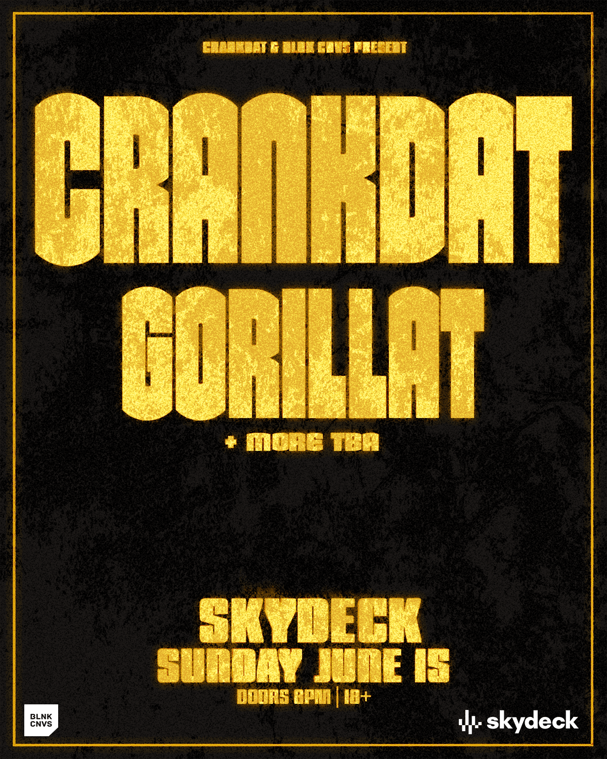 CRANKDAT: NASHVILLE POP UP Tickets at SkyDeck @ Assembly Food Hall in ...
