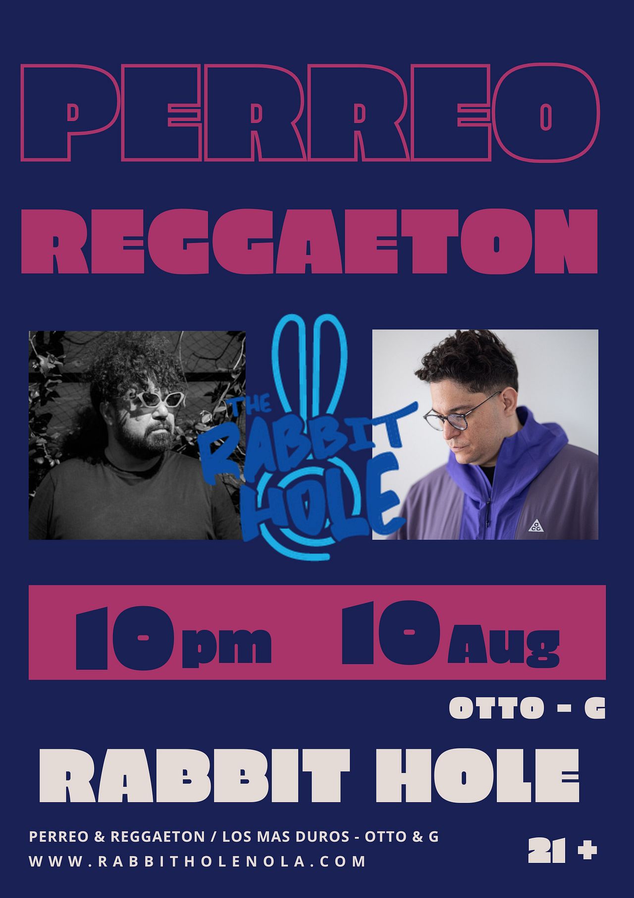 Perreo Reggaeton: Otto & G Tickets at The Rabbit Hole in New Orleans by ...