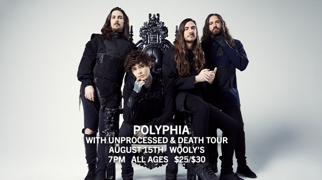 Polyphia Tickets at Wooly's in Des Moines by Wooly's | Tixr