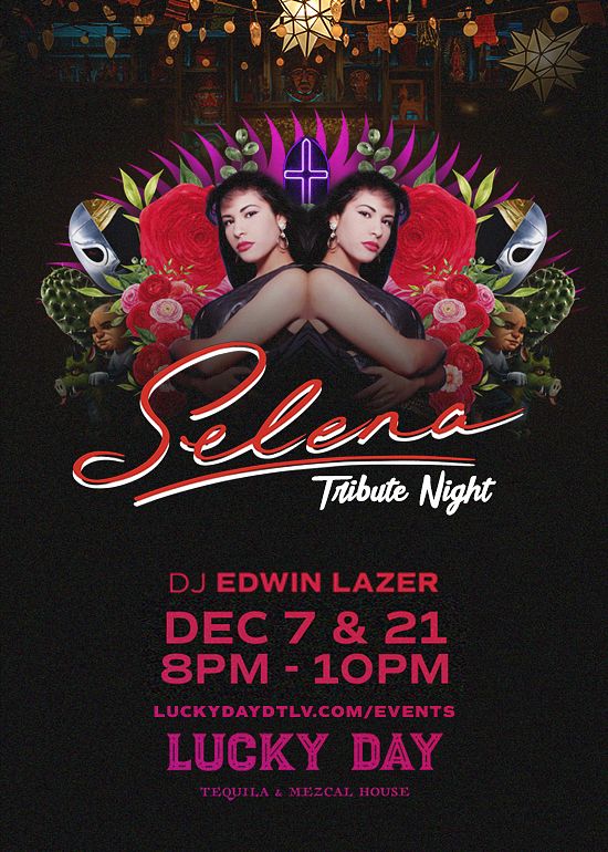 LD: Selena Tribute Night Tickets at Lucky Day - Tequila and Mezcal ...