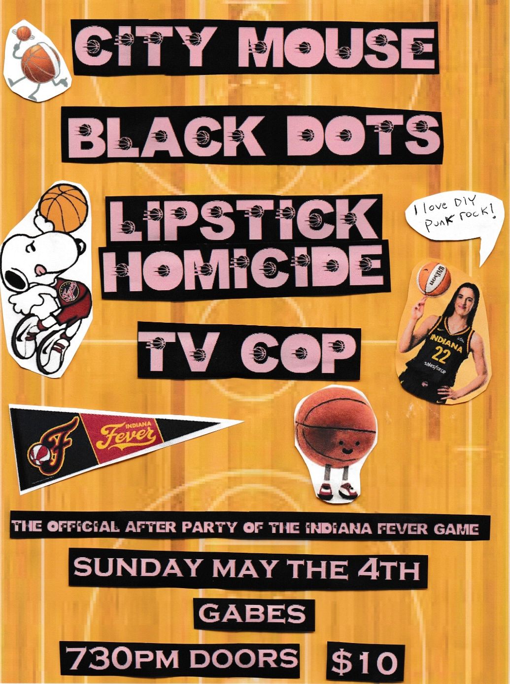 City Mouse, Black Dots, Lipstick Homicide, TV Cop Tickets at Gabe's in ...