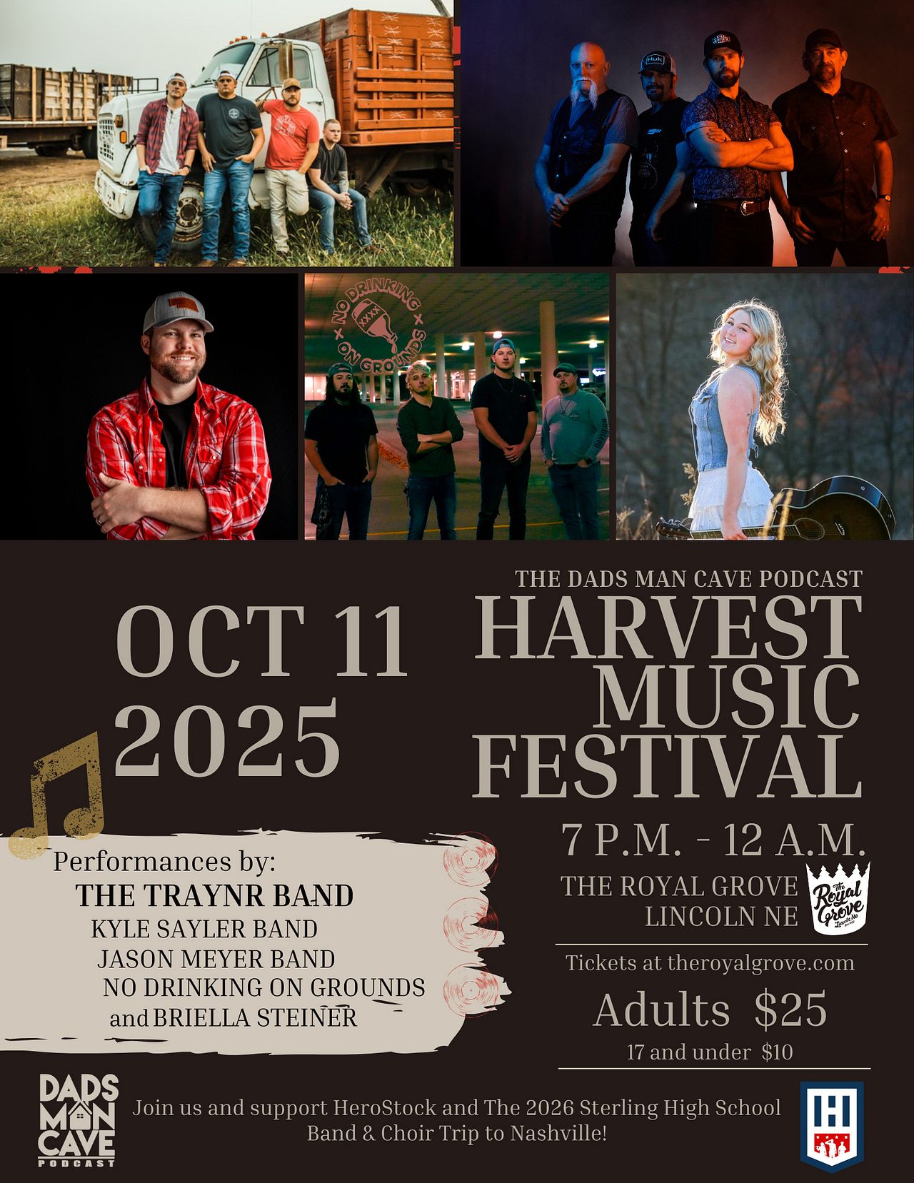 3rd Annual Harvest Music Festival Tickets at The Royal Grove in Lincoln by The Royal Grove | Tixr