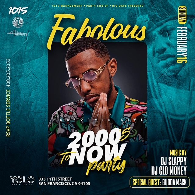 FABOLOUS Tickets at YOLO Nightclub in SF by YOLO Nightclub | Tixr