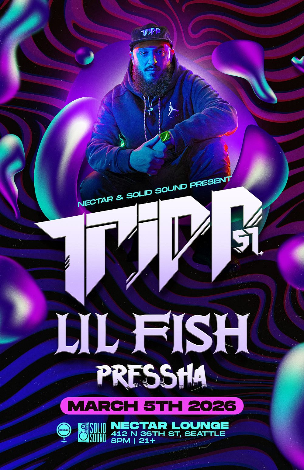TRIPP ST. and LIL FISH plus Pressha Tickets at Nectar Lounge in Seattle ...