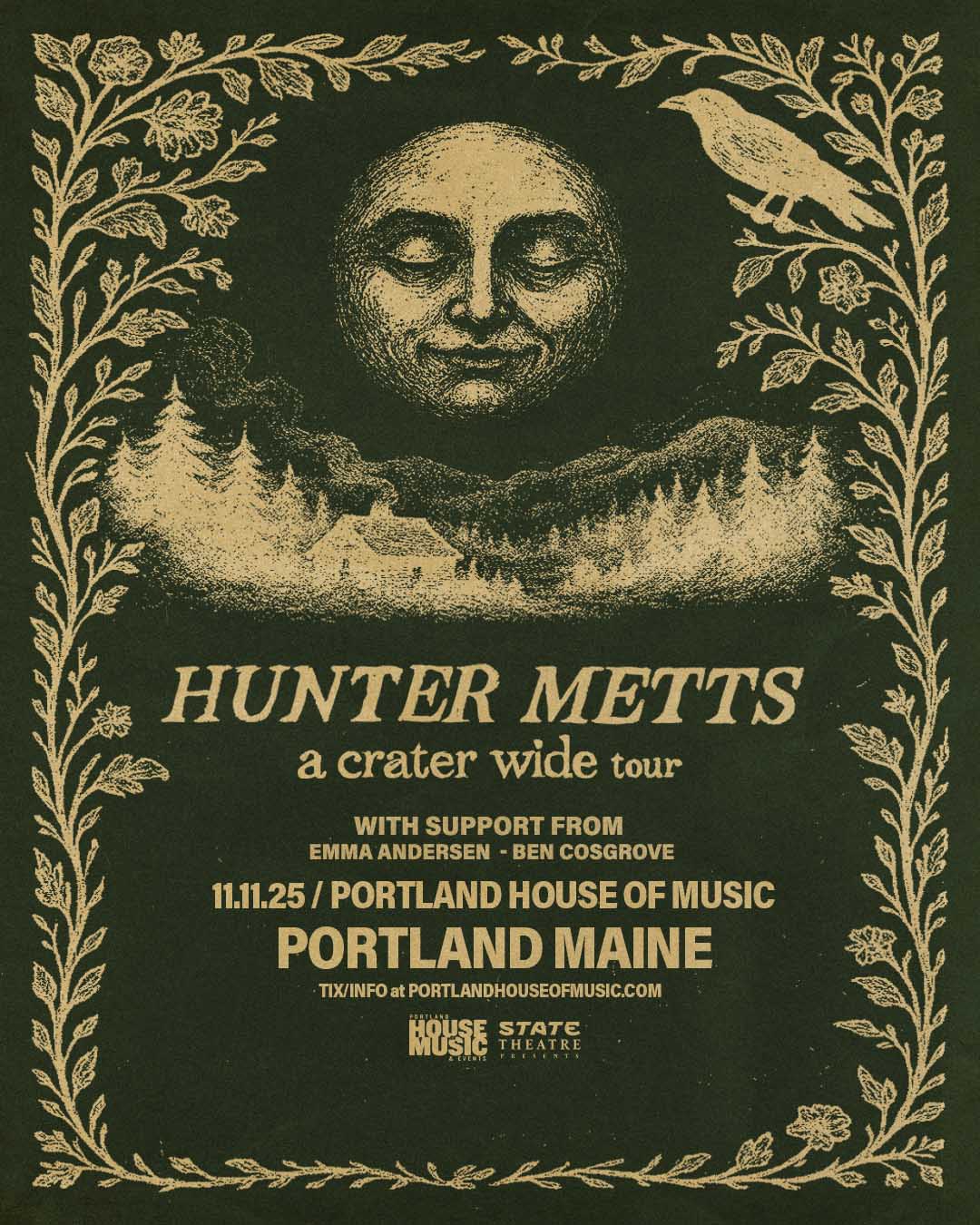 State Theatre Presents: Hunter Metts w/ Emma Andersen and Ben Cosgrove ...