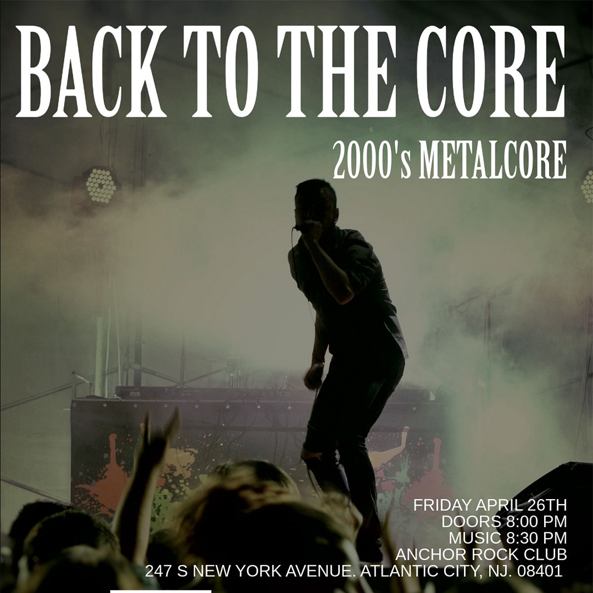 Back to the Core - A Metalcore Journey Tickets at Anchor Rock Club in ...