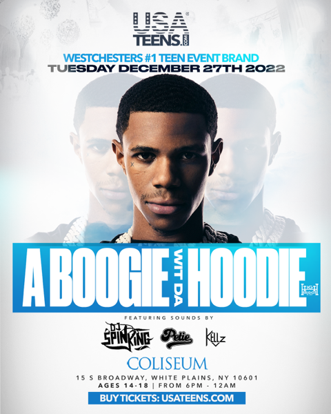 A-BOOGIE @ THE COLISEUM - WESTCHESTER NY! Tickets at COLISEUM in White ...