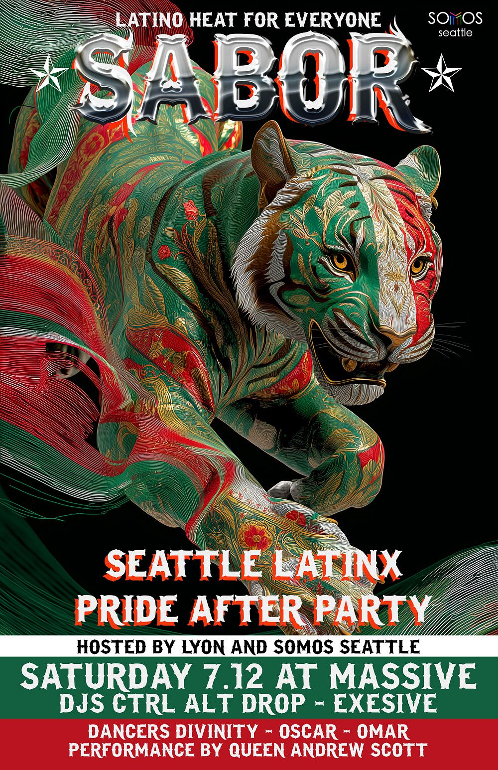 Sabor : Latinx Pride After Party Tickets at Massive in Seattle by ...
