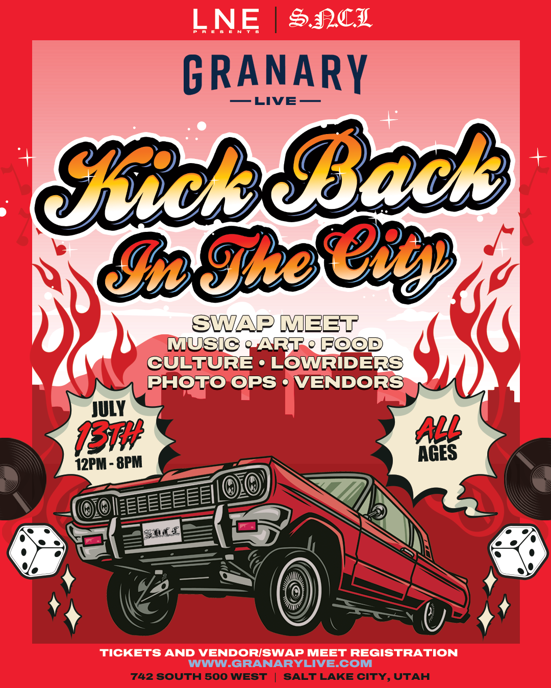 KICK BACK IN THE CITY at GRANARY LIVE Tickets at Granary Live in Salt ...